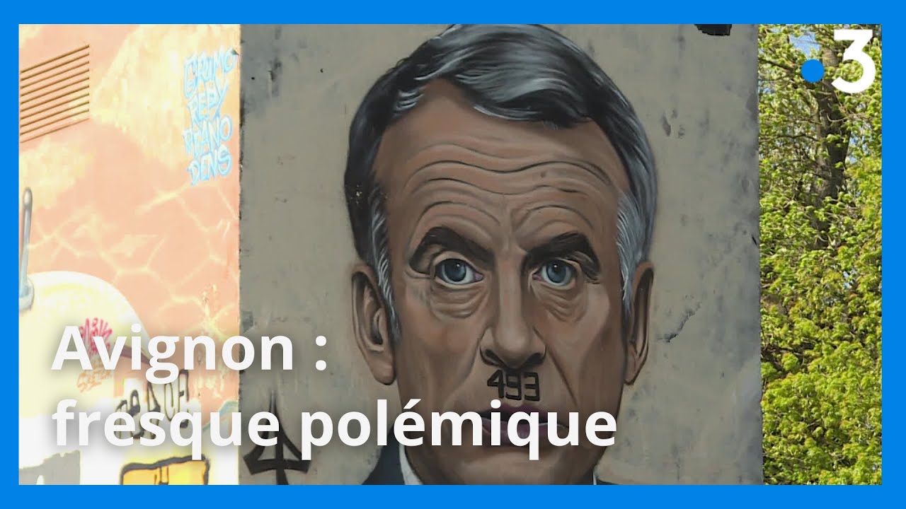 Nouvelle fresque du graffeur Lekto à Avignon suscite la controverse ...