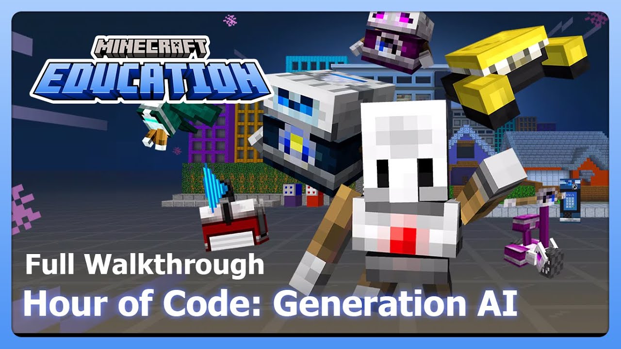 Minecraft Education - Hour of Code: Generation AI (Full Walkthrough, Longplay)