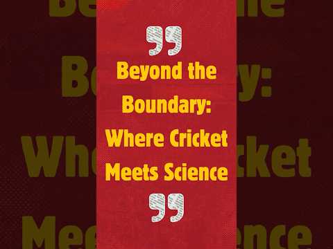 Decoding Speed Gun | Beyond the Boundary Where : Cricket Meets Science | #cricketscience #speedgun