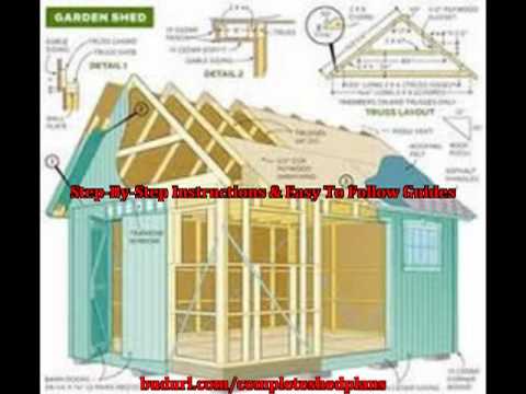 Garden Shed Plans Free - Garden Shed Designs and Easy to follow DIY shed Plan