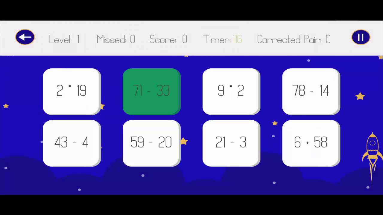 Maths Puzzle App Game Source Code Unity 2d