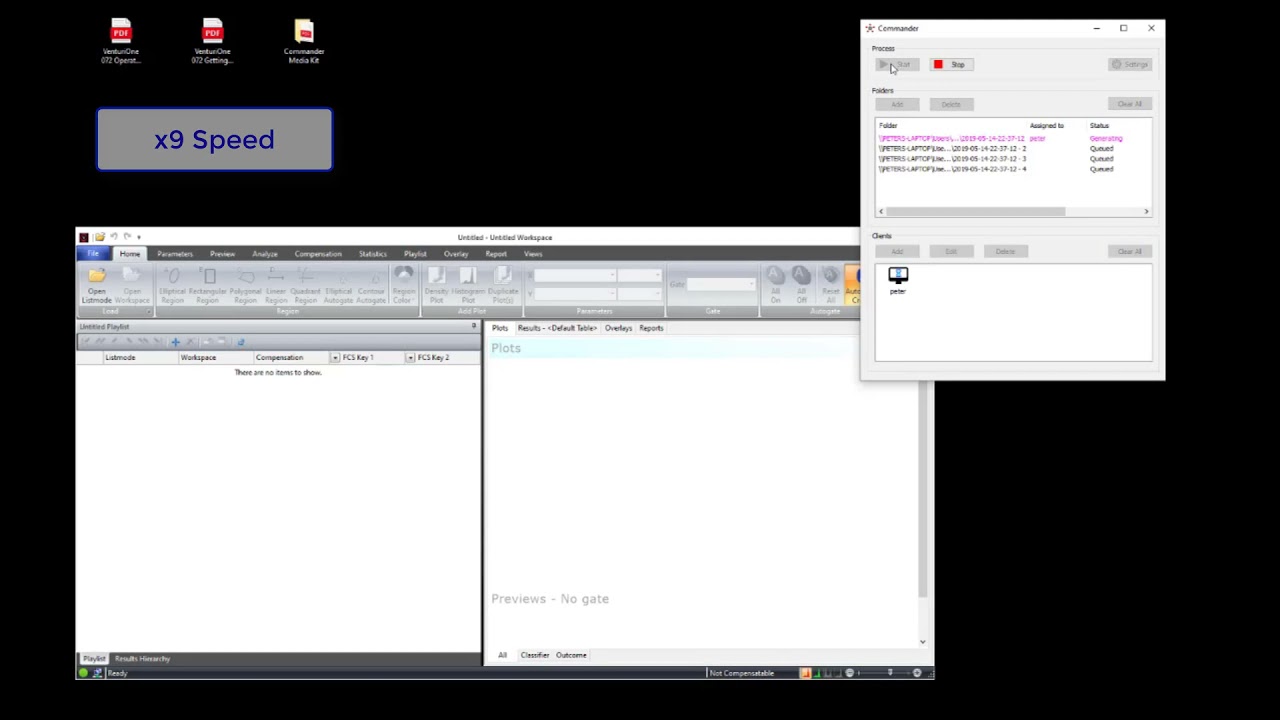 Commander - High Throughput Processing of Flow Cytometry Data