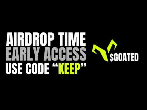 Airdrop is live $GOATED Daily supply of 2,000,000