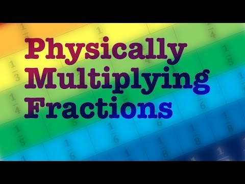 Physically Multiplying Fractions
