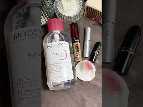 Let’s try out the Pump Bioderma Micellar water Makeup remover💧The best investment for Skincare 💯