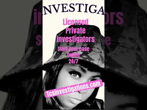 Hire a Private investigator today start your case online www.tcsinvestigations.com 24/7