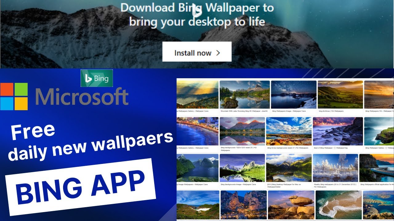 Bing app daily wallpaper|| Bing wallpaper| #bing_app