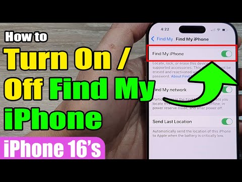 🔍 How to Turn On/Off "Find My iPhone" 🌍 on iPhone 16/16 Pro Max | iOS 18 Guide