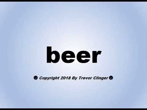 How To Say beer In Spanish (English To Spanish Translation)