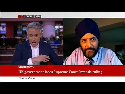 Supreme Court Rwanda decision - Satvinder Juss interviewed by BBC World News