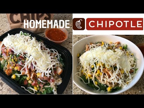 HOMEMADE CHIPOTLE SALAD RECIPE