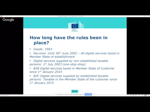 ECAS webinar on VAT with Tim Hayes