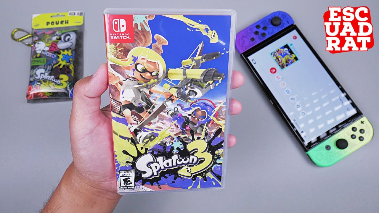Gameplay Splatoon 3 Indonesia - Nintendo Switch OLED Splatoon 3 Edition (Game Unboxing)