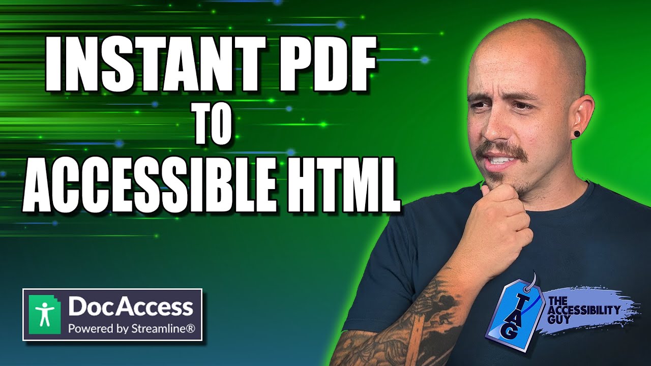Instantly Convert PDFs into Accessible HTML with DocAccess by Streamline
