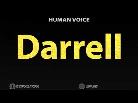 How To Pronounce Darrell