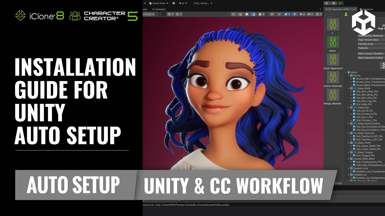 Installation Guide for Unity Auto Setup | iClone 8 & Character Creator 5 Tutorial