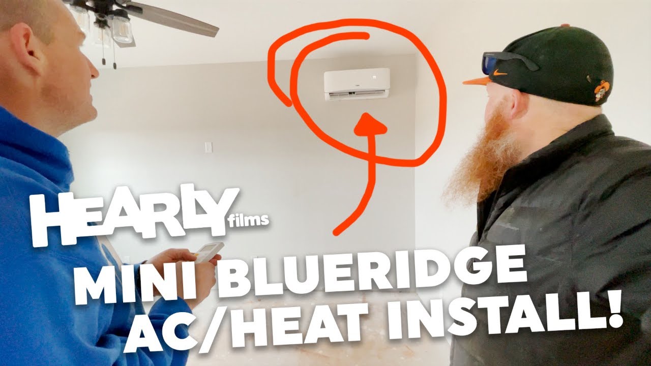 PERFECT! DIY BlueRidge Mini Split Install!