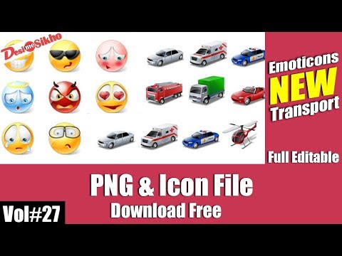 Icons Emoticons & Transport PNG Files Download Free Vol#27 [desimesikho] 2018