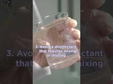 Four Pitfalls to Avoid for Easy Disinfection