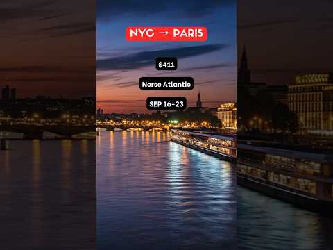 ✈️ Paris Flights Under $420! (Nonstop Deals from USA) 🗼