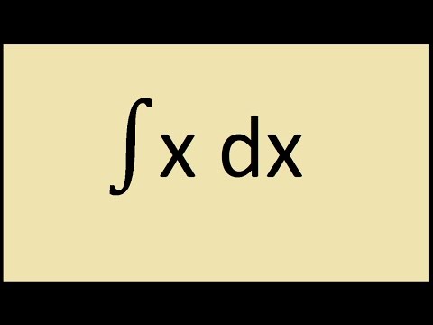 How to solve the Integral of xdx?