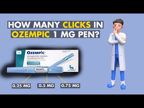 Ozempic Clicks Explained! Measure 0.25 mg & 0.5 mg from 1mg Pen! π
