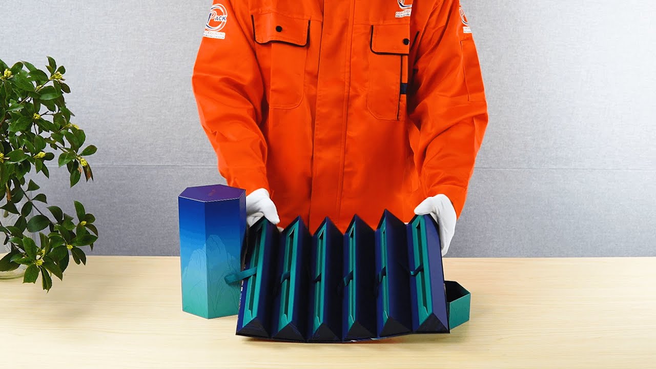 Innovative Rigid Hexagonal Packaging Box Design