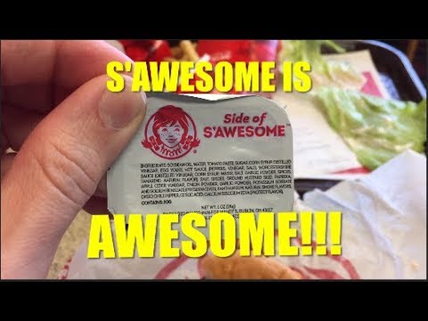 Wendy'sยฎ S'AWESOME Sauce is Awesome!