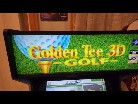 Golden Tee Deluxe 35th anniversary arcade 1up Review