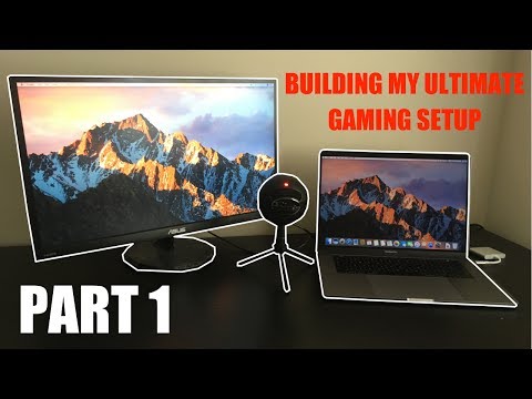 Building my ULTIMATE GAMING SETUP: Part 1 (Setting up the MacBook)