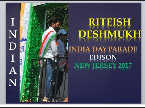 India Day Parade Edison, NJ - Aug 2017 HD || Riteish Deshmukh Celebrate Indian Independence Day