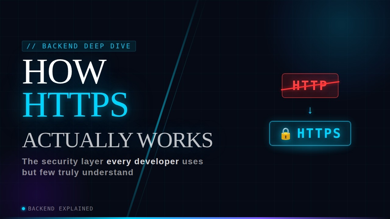 Why Every Developer Uses HTTPS (But Almost No One Understands It)