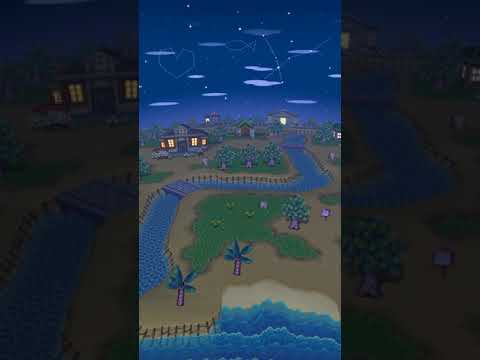 VGW: Vertical Wallpaper - Animal Crossing Night Scene