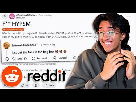 I React to Reddit’s UNHINGED College Admissions Meltdowns
