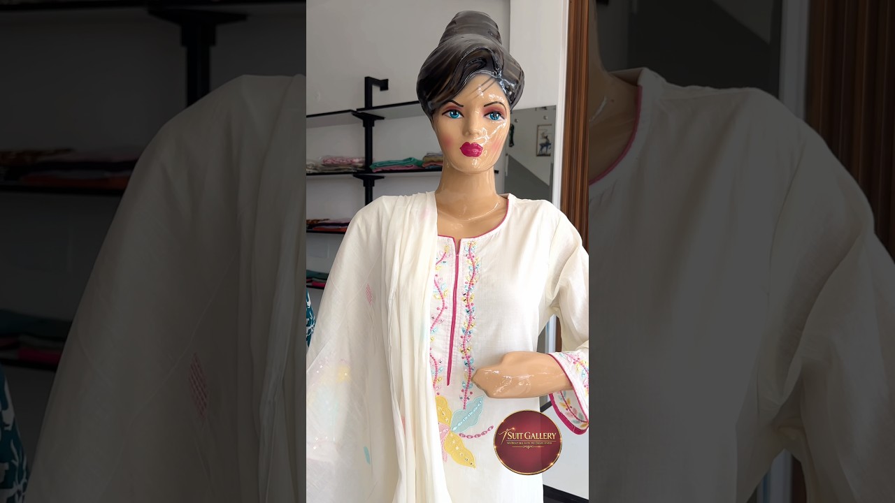 Har thread ch nazakat di kahani 🌸Perfect for your graceful days. #suitgallery #boutiquestyle
