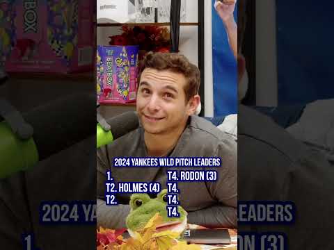 2024 Yankees wild pitch leaders #yankees #mlb #baseball #sports #trivia #game #challenge #wildpitch