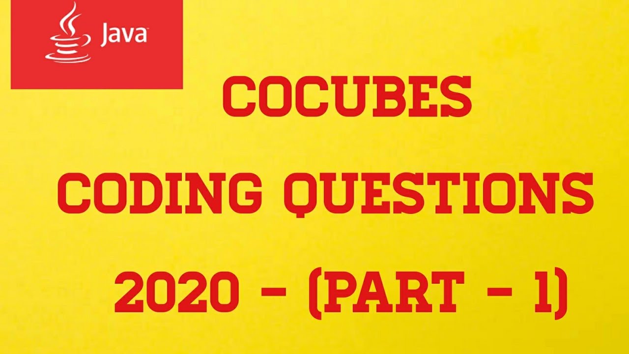 CoCubes Coding Questions|Solving|Explanation
