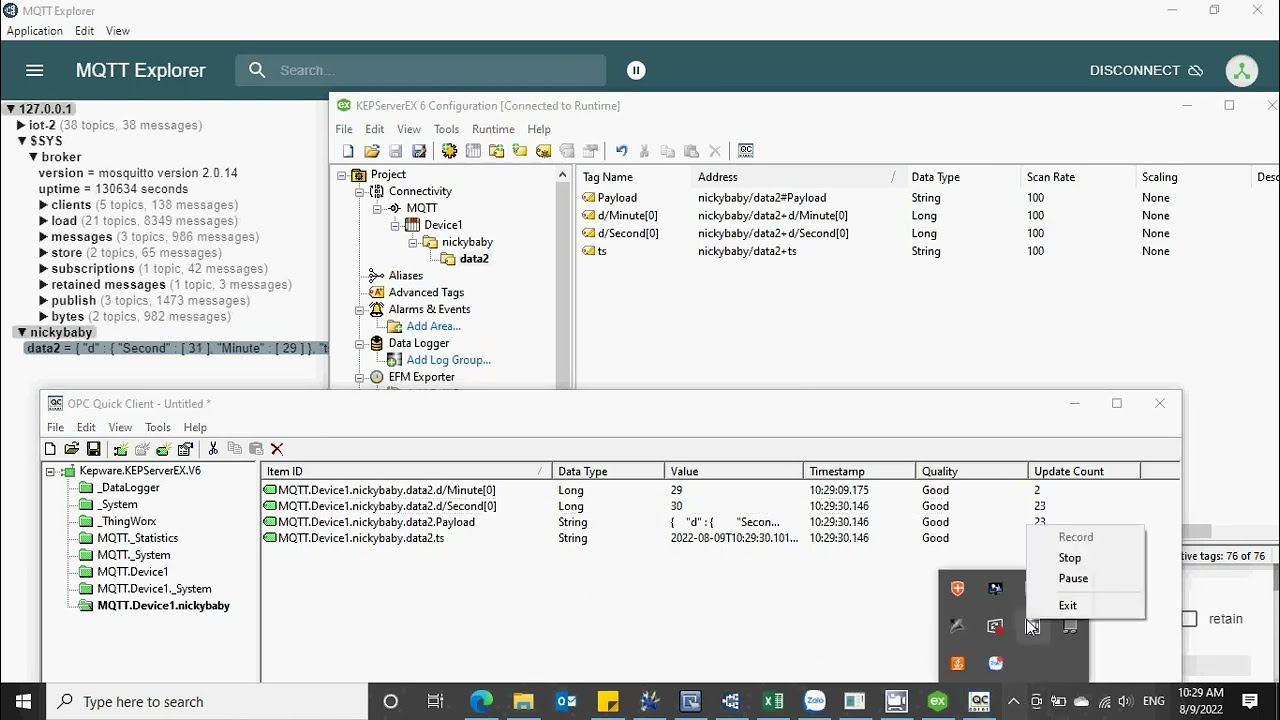 Kepware V6  - MQTT Client driver