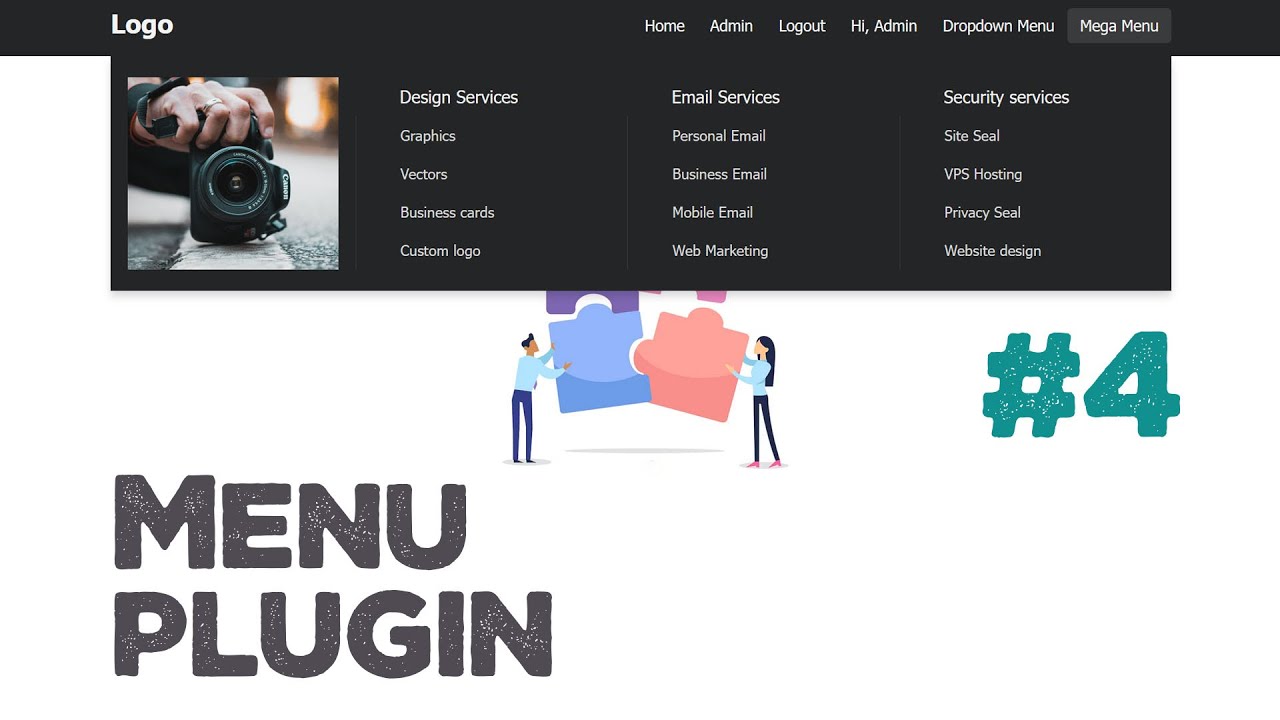Menu plugin for thunderPHP Framework #04 | Dropdowns | Quick programming tutorial
