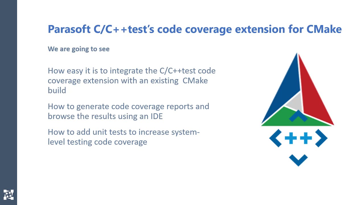 Parasoft Code Coverage Extension for CMake