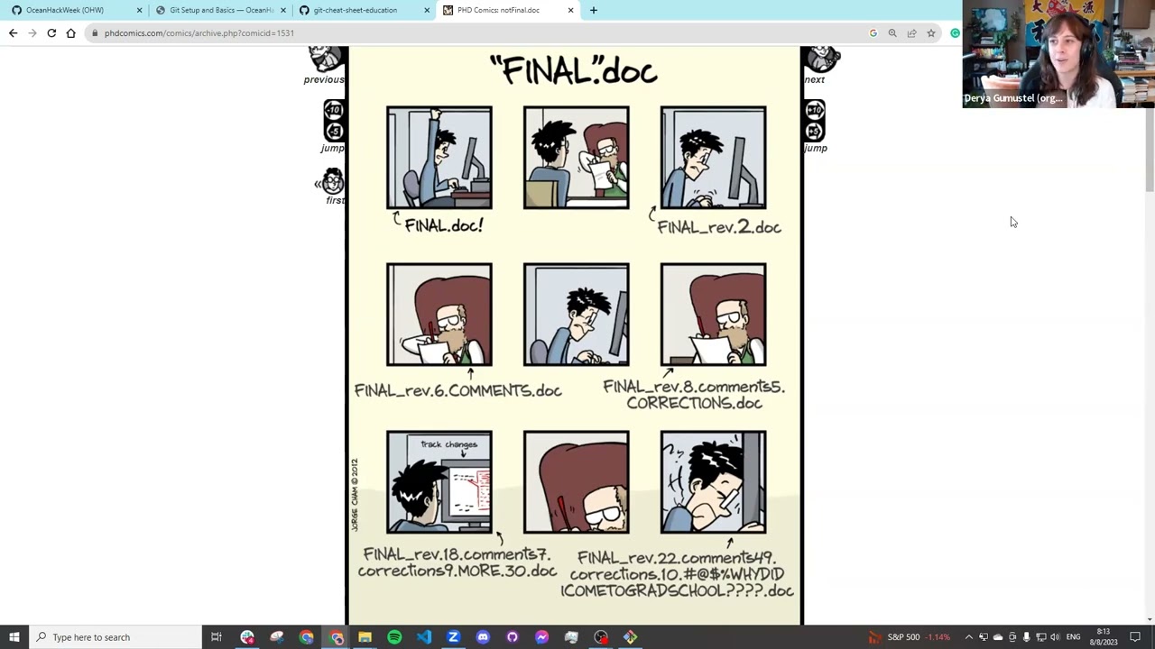 OceanHackWeek 2023: Git and GitHub - Derya Gumustel