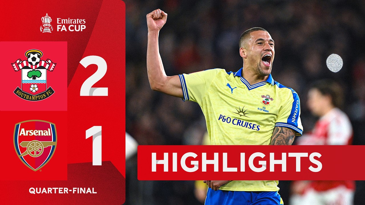 Saints pull off an INCREDIBLE win! 👏 | Southampton (2-1) Arsenal | Emirates FA Cup 2025-26