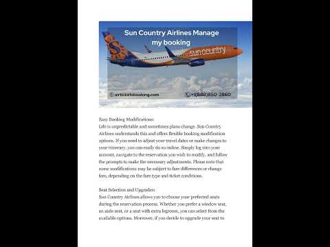 How to reservations with Sun country airlines?