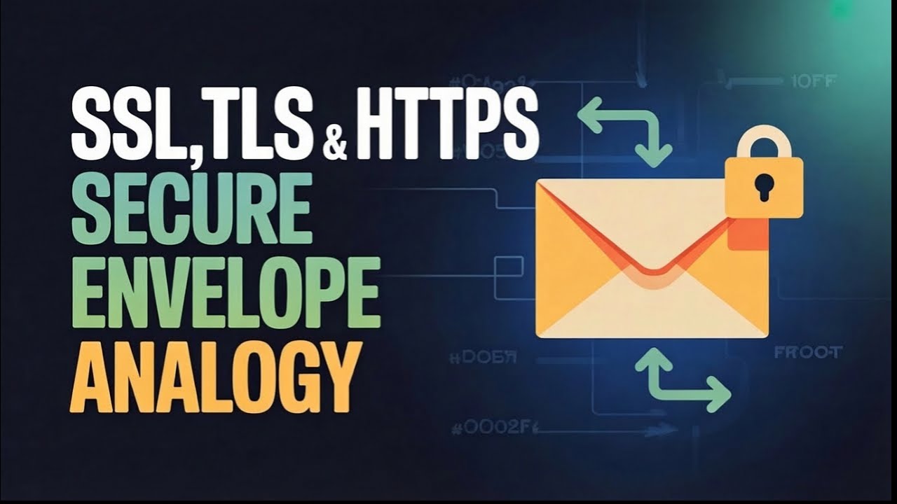 SSL, TLS, and HTTPS Explained with the Secure Envelope Analogy 📦🔒