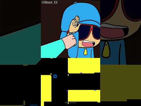 Pocoyo vs Cocomelon ☠️ (Skull Edit) | Blue Bouncing Square