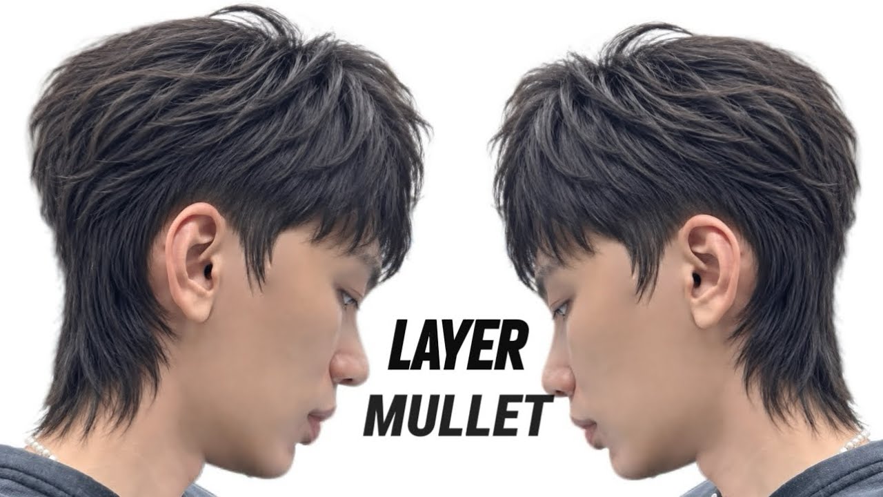     💈BARBER | How to Cut a Trendy Layered Mullet Like a Pro 