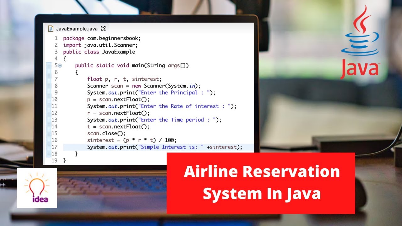 Airline Reservation System In Java | Java Project