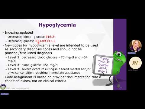 HCGTV: Webinar Snippet - 2025 ICD-10-CM Updates: Coding Hypoglycemia