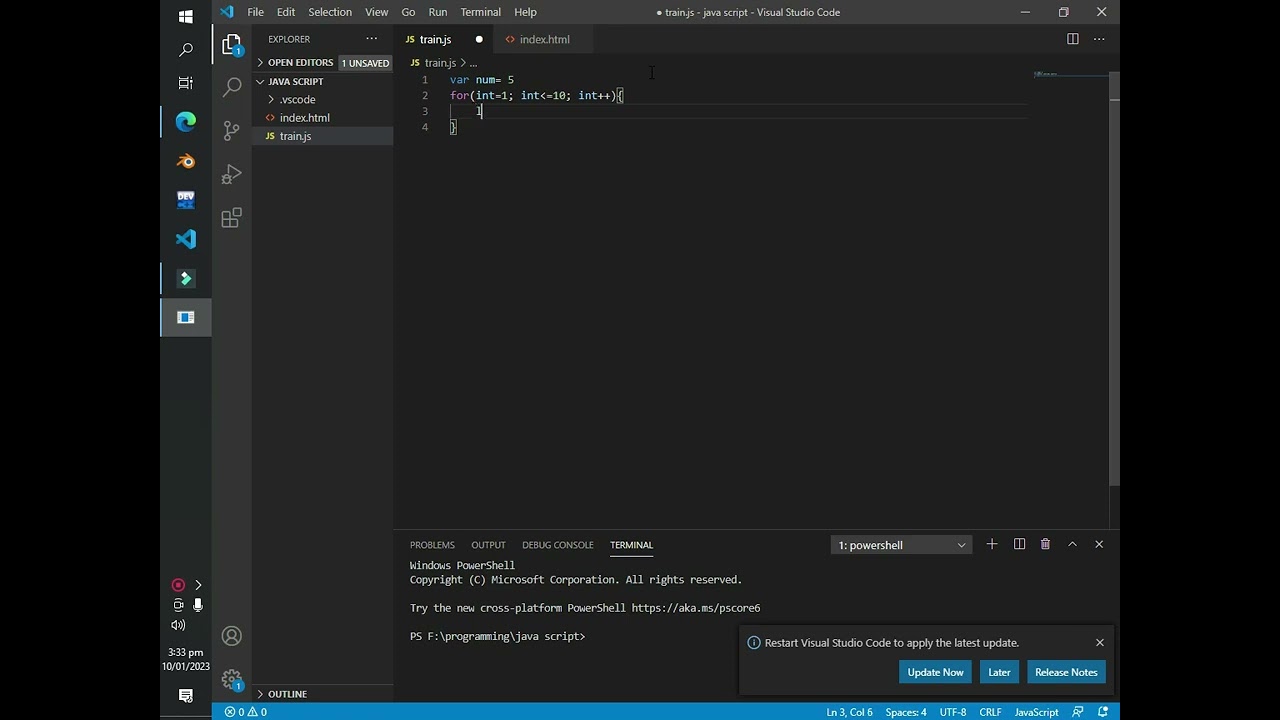 Fun with Java Script less then 1 minute #shorts #javaprogramming #javascript