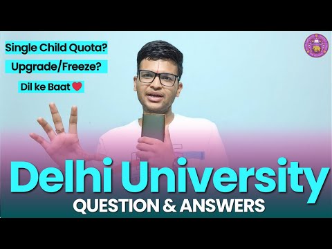 Seat Allotment Explained ✅| Accept, freeze and Upgrade | Single Girl Child Quota in Delhi University